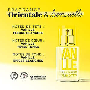 SOLINOTES Vanilla Perfume for Women - Eau De Parfum | Delicate Floral and Soothing Scent - Made in France - Vegan - 0.5 fl.oz