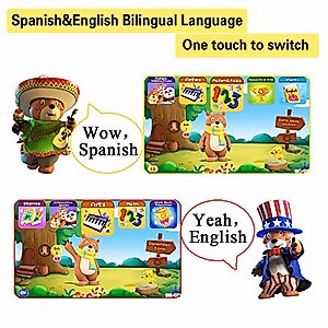 BBPAW Kids Tablet, Learning Games 7 inch 16GB WiFi Android GMS Tablet with Educational Games, with Protective Case-Blue