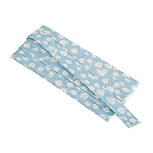 Wrights Extra Wide 1/2 Inch Double Fold Bias Tape for Quilting and Sewing, 27 Total Yards, White/Blue 9 Piece