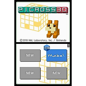 Picross 3D NDS - Nintendo DS - Nintendo DS