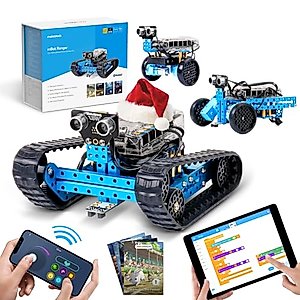 Makeblock mBot Ranger 3 in 1 Robot Kit with Coding Box, Robotics Coding Kit for Kids to Learn Scratch & Arduino Programming, STEM Educational Building Toys Gift for Kids Ages 10+