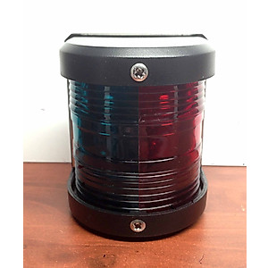 Pactrade Marine Boat Pontoon LED Navigation Light Black ABS Plastic Housing Boats Up to 12M Waterproof IP:66 Surface Mount 2NM (Combo Green and Red Bow)