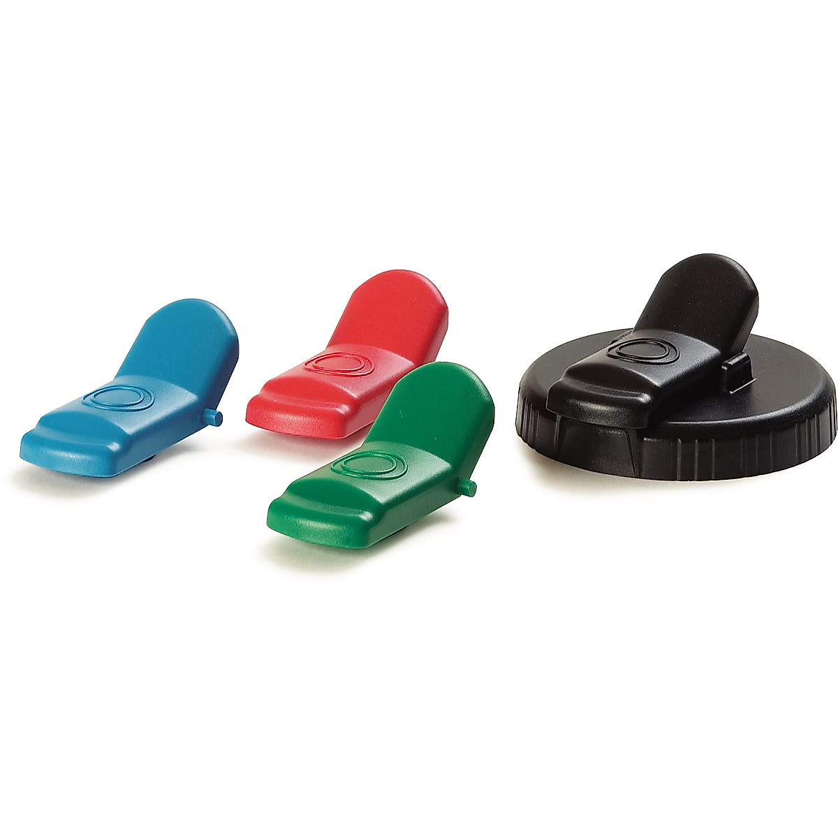 Carlisle FoodService Products Container Plastic Jug, Pitcher with Color Coded Toggle Lid for Catering, Buffets, Restaurants, Polypropylene (Pp), 1 Gallon, Black, (Pack of 2)