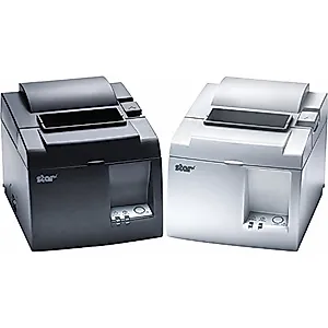 Star Micronics 39464510 Model TSP143IIU WHT US ECO Thermal Printer, Cutter, USB, with Internal Power Supply, White