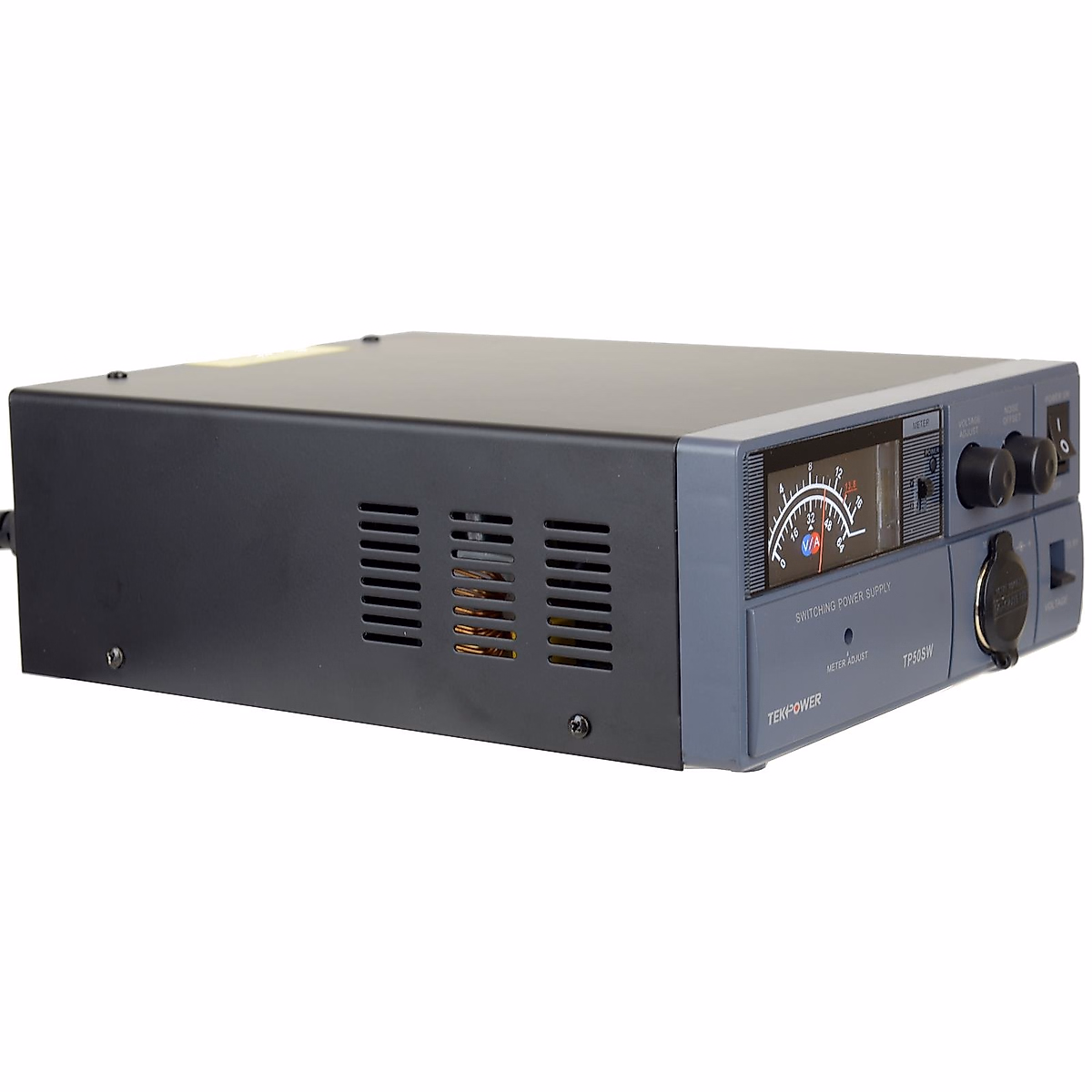 TekPower TP50SW 50 Amp 13.8V Analog DC Power Supply with Cigarette Plug