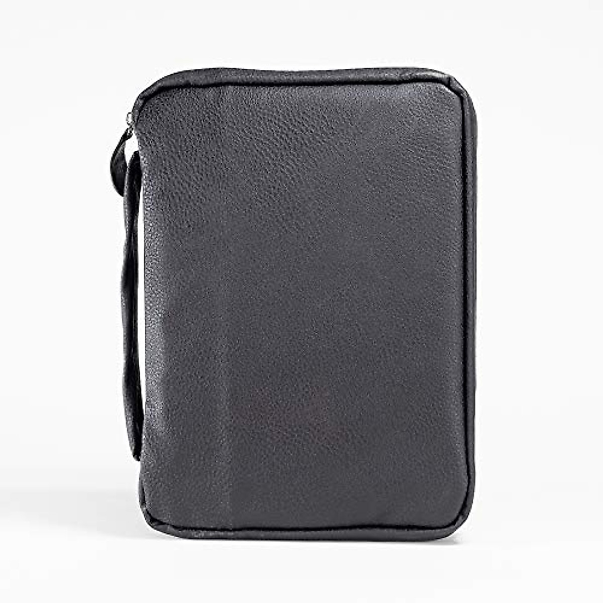 Divinity Boutique Leather Bible Cover Midnight Black, Large (19555) | Fits Bibles up to 6.625" x 9.5" x 2"