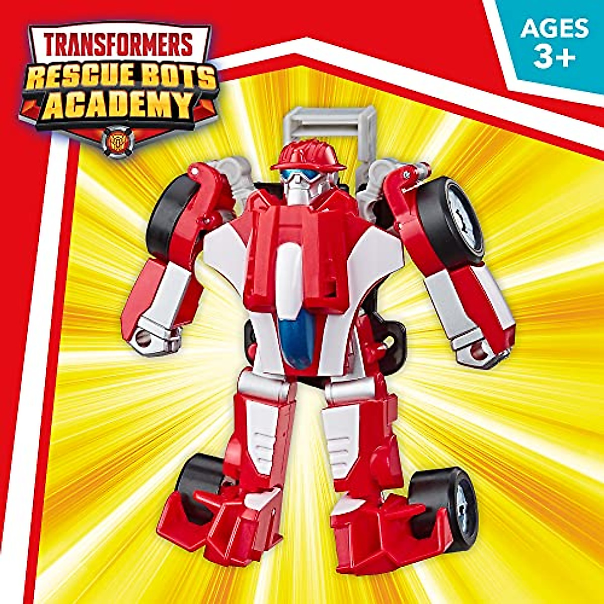 Transformers Playskool Heroes Rescue Bots Academy Road Rescue Team Trailer 4-Pack Converting Toy