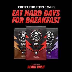 Death Wish Coffee - Dark Roast Single Serve Pods - (50 Count)