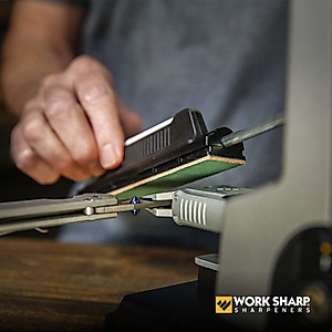 Work Sharp Professional Precision Adjust Knife Sharpener Tool, complete angle adjustable knife sharpening system