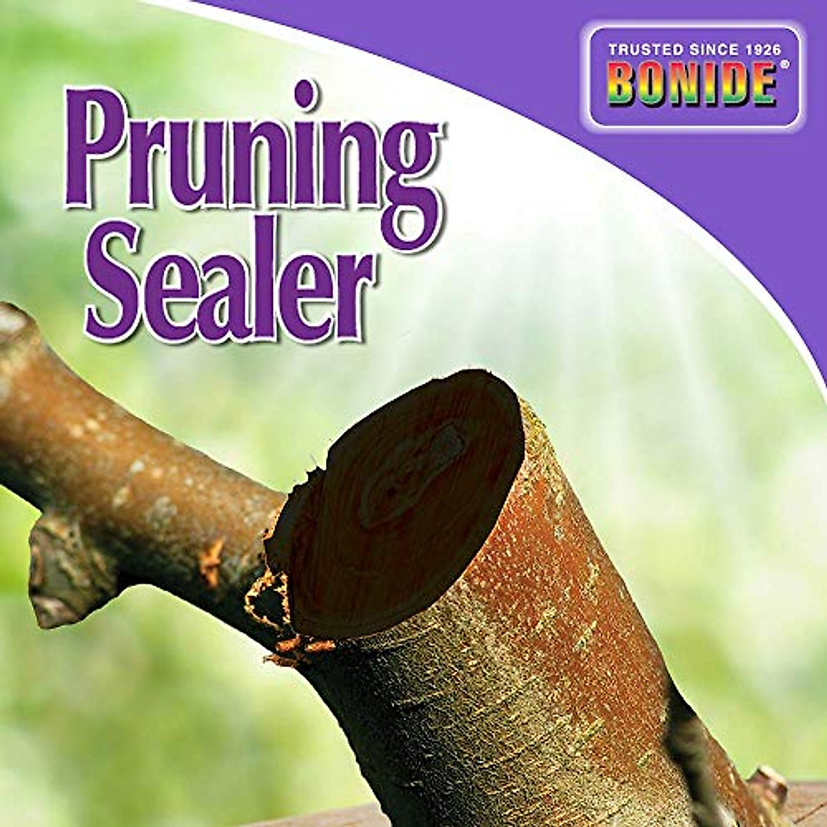 Bonide Garden Rich Pruning Sealer with Brush Top Applicator, 16 oz Ready-to-Use Protective Seal for Trees, Shrubs, Roses