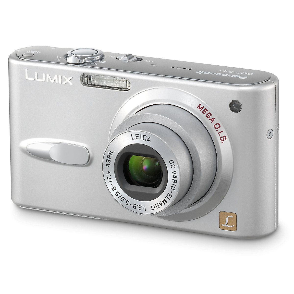 Panasonic DMC-FX3K 6MP Digital Camera with 3x Optical Image Stabilized Zoom (Black)