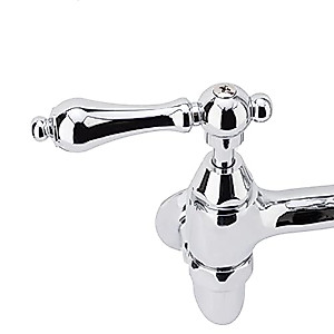 Vintage Tub & Bath Wall Mounted Bridge Kitchen Faucet - Metal Cross Handles