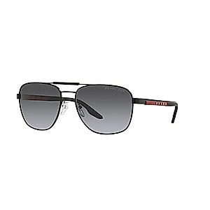 Prada PS 53XS Matte Black/Grey Gradient Polarized One Size