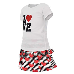 Unique Baby Girls LOVE Embroidery Valentine's Day Outfit (10)