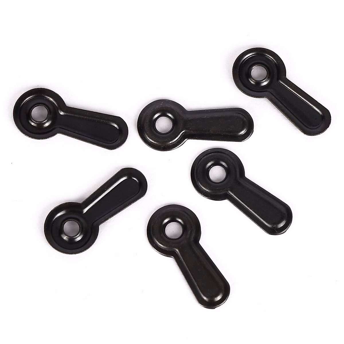 300 Picture Turn Button Fasteners Photo Frame Hardware and 300 Screws for Craft, Hanging, Drawing, Black