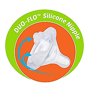 Avima 10 oz Anti Colic Baby Bottles, BPA Free, Standard Neck with Medium Flow Nipples (Set of 8)