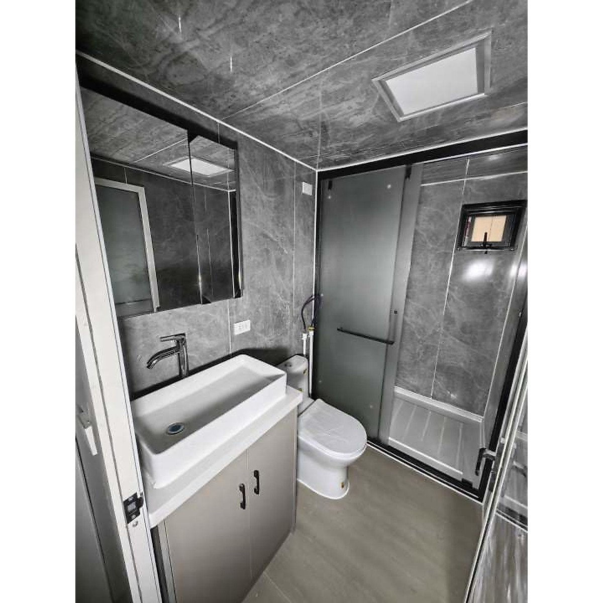 ExpoGroups Portable Prefabricated Tiny 30ft, Expandable Customized Exquisitely Designed Modern Villa Prefab House, Gaurd House, Shop, Warhouse and Campsite, Pre-Wired