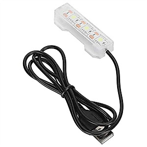 MinLia LED USB Small Aquarium Light LED Lighting Lamps Aquatic Plant Tank Aquarium Accessories(White Light)