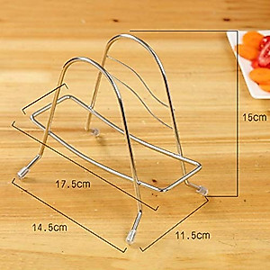 XJJZS Pan Organizer Rack Kitchen Organizer Pot Lid Holder Dishes Stand Holder for Cutting Board Cabinet Storage