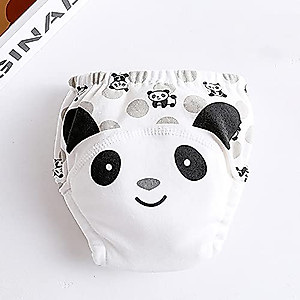 JackLoveBriefs Potty Training Pants for Boys Girls Toddlers,6 Packs Learning Designs Training Underwear Pants(2T) Orange