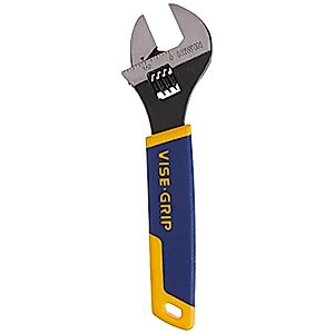 IRWIN VISE-GRIP Adjustable Wrench with Comfort Grip, SAE, 6-Inch (GIDDS2286372)