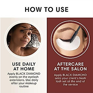 BL Black Diamond Lash Coating Sealant | Protective topcoat lash coating & conditioner for eyelash extensions 7ml