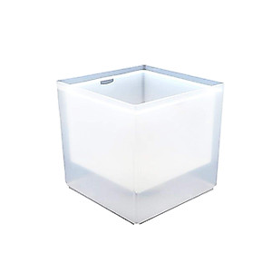 LED Ice Bucket, 3.5L Large Capacity LED Waterproof with Multi Color Changing Double Layer Square Champagne Wine Drinks Beer Bucket for KTV Party Bar Home Wedding