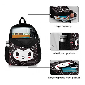 BHODA Cartoon Backpack HD Printed Book Bag - Perfect Book Bag Gift Family Alike