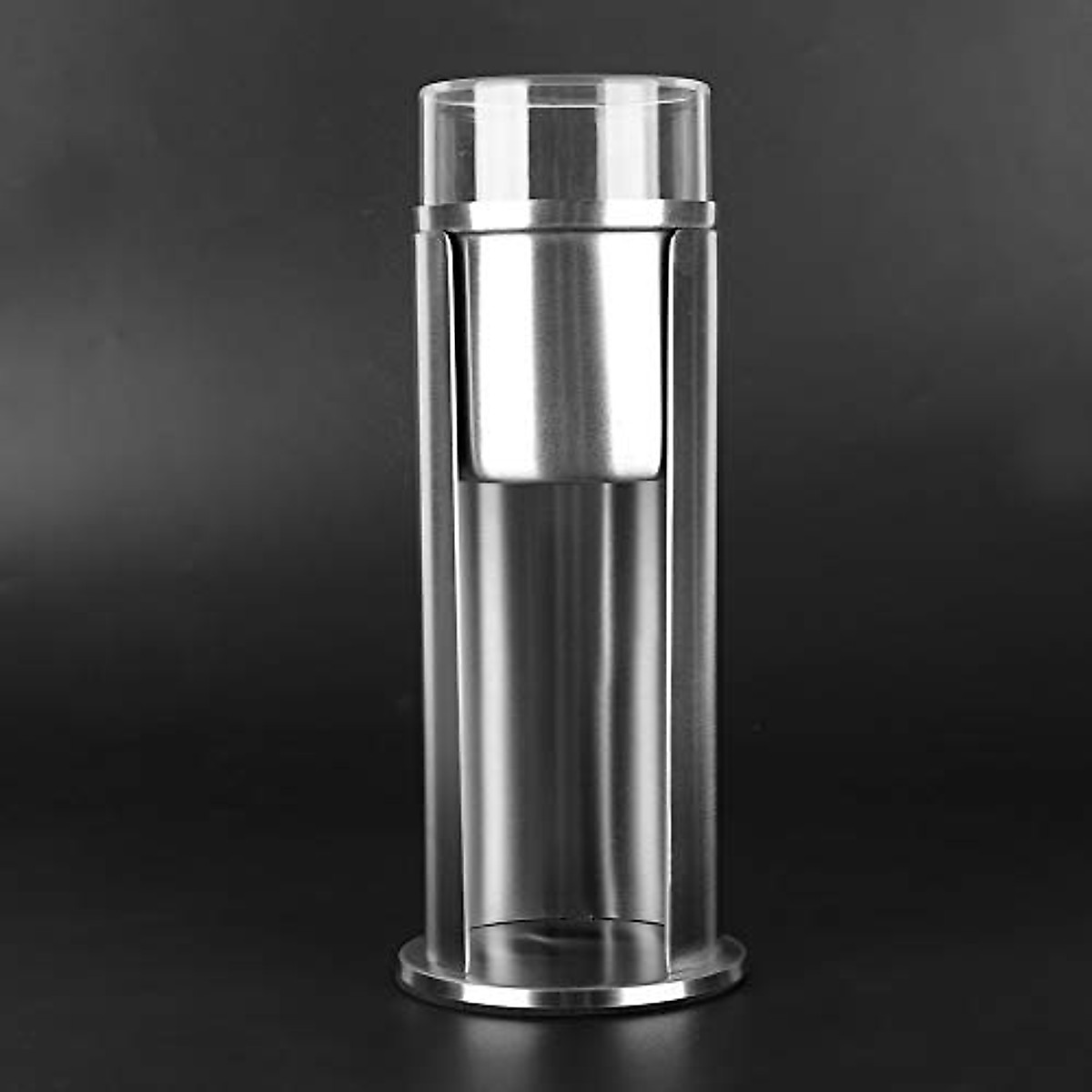 QiruIXinXi Cotton Pad Swab Storage Box, Multifunctional Desktop Stainless Steel Makeup Remover Box, for Cotton Balls, Swabs, Makeup Pads