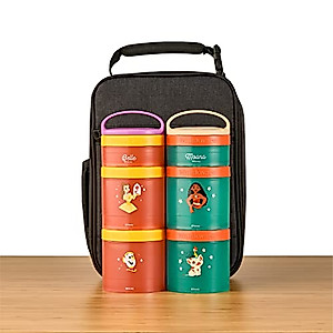 Whiskware Container Stackable Snack, 2 1/3 Cup, Ariel and Flounder