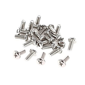 LuoQiuFa VESA Computer TV LCD MonitorBracket Mounting Phillips Head Screws M4 x 10mm (60 PCS)