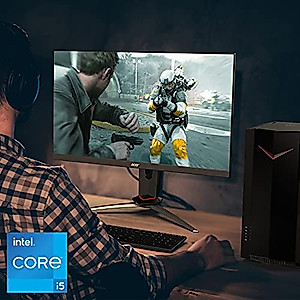 Acer Nitro 50 N50-620-UR11 Gaming Desktop | 11th Gen Intel Core i5-11400F 6-Core Processor | NVIDIA GeForce GTX 1650 | 8GB DDR4 | 512GB NVMe M.2 SSD | Intel Wi-Fi 6 AX201 | Keyboard and Mouse