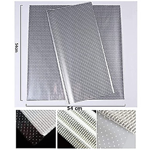 NatureMan 50 sheets Clear Cellophane flower wrapping paper,waterproof Clear Wrap Cellophane,for Flower Gift Baskets Wrap (White star)