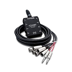 Hosa SH-6X2-30 Little Bro' Sub Snake - 6 XLR Sends, 2 1/4" TRS Returns - 30 Feet