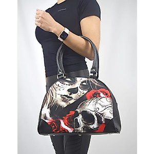 Liquorbrand Bowling Bag Women's Purse Eternal Bliss (Black/Black)