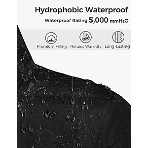 wantdo Women's Winter Warm Long Parka Coat Thicken Outerwear with Hood Black M