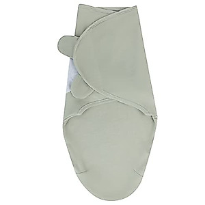 Ely's & Co. Adjustable Swaddle Blanket Infant Baby Wrap 2 Pack (Sage, 0-3 Months)