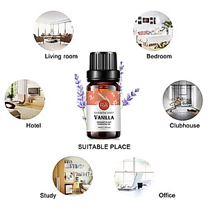 2-Pack Vanilla Essential Oils, 100% Pure, Undiluted, Therapeutic Grade Vanilla Oil - 2x10 mL