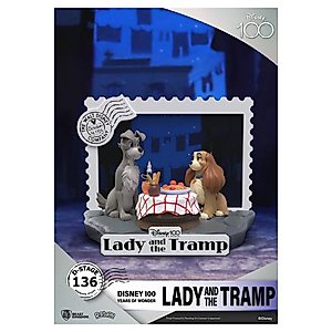 Disney 100 Years of Wonder: Lady & The Tramp DS-136 D-Stage Statue