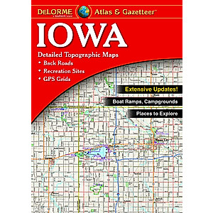 Delorme Atlas & Gazetteer: Iowa
