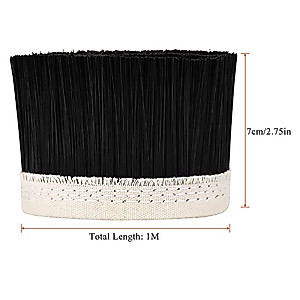 70mm Dust Shoe Brush, TwoWin CNC Vacuum Brush Nylon Vacuum Cleaner Engraving Machine Dust Cover for CNC Router Spindle Motor Milling Machine