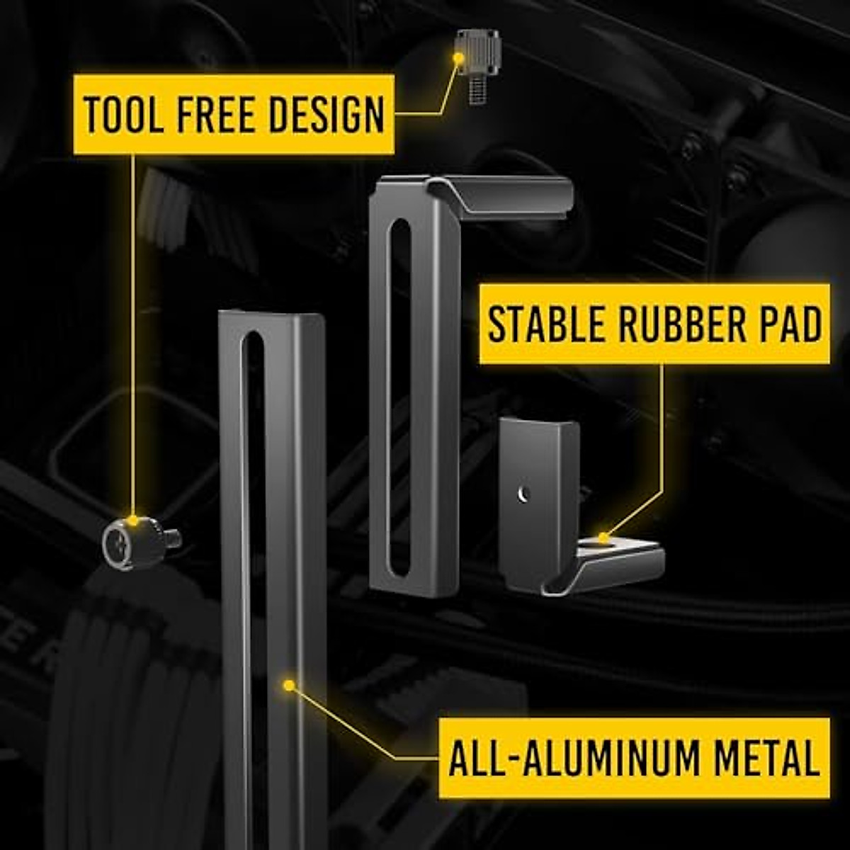 Antec GPU Support Bracket, Graphics Card GPU Brace Support Video Card Sag Holder Holster Bracket (Black)