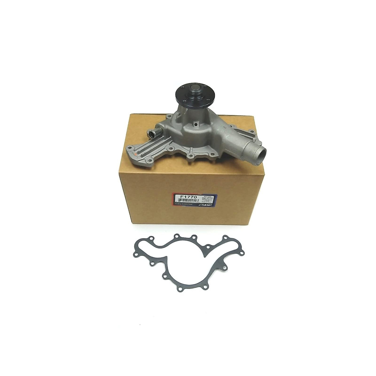 OAW F1770 Engine Water Pump [2-Hose Outlet] for 90-97 Ford Aerostar, 91-00 Ford Explorer, 90-01 Ford Ranger, 94-00 Mazda B4000 V6 4.0L OHV VIN X (Will not fit SOHC Engine)