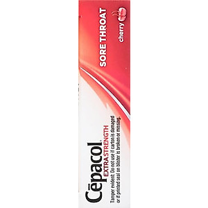 Cepacol Extra Strength Sore Throat Lozenges, Cherry 16ct