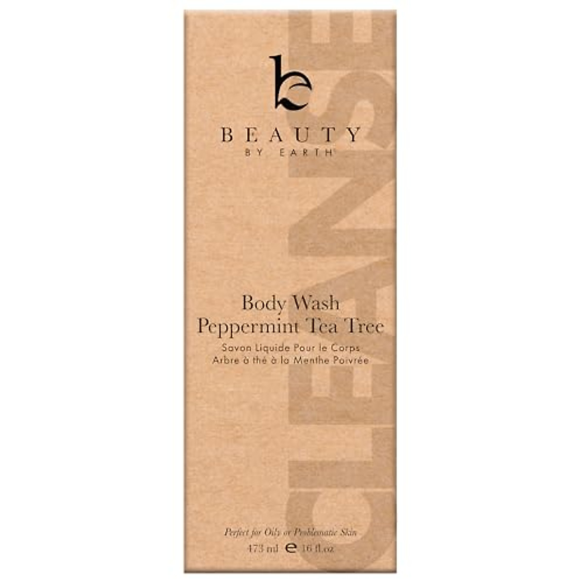 Peppermint Tea Tree Body Wash - USA Made with Organic and Natural Ingredients, Moisturizing Shower Gel, Gentle & Non Toxic Daily Wash for Oily & Acne-Prone Skin, Vegan Body Cleanser for Women and Men