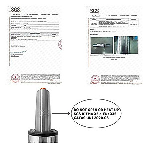 Nazalus Stroke 8'' Gas Lift Cylinder Replacement Pneumatic Chair Part Heavy Duty Steel Case Universal Size Height Extension for Office Stool Chair