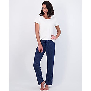 3 Pack: Womens Plus Size Pajama Pants Yummy Soft Knit Pajamas for Women Pant Bottoms Clothes Sexy Pijamas de mujer Sets PJs Fuzzy Silk Sleepwear Lounge Comfy Night Plaid Pink PJ Just My - Set 3, 1X