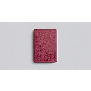 ESV Large Print Compact Bible(8 pt Lexicon type Print) (TruTone, Berry, Floral Design)