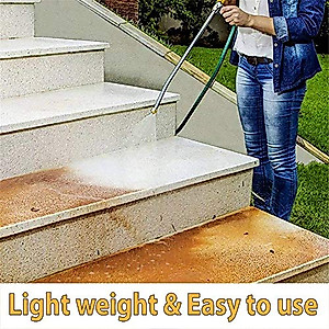 KJHSDF 2-in-1 High Pressure Power Washer,Power Washer Wand Deep Jet Extendable High Pressure Nozzle, Flexible Glass Cleaning Tool, Auto Watering Sprayer, Window Washing Gun