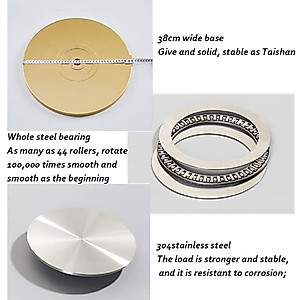 THIKK Tempered Glass Lazy Susan Turntable for Dining Table Turntable, 10mm Thick Tempered Glass Serving Plate Tabletop Rotating Serving Tray (Size : 90cm/36in)